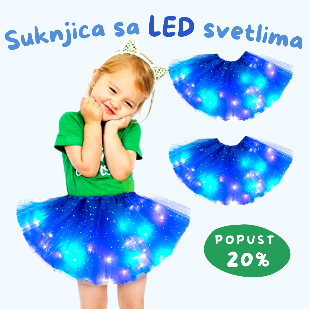 Suknjica sa LED svetlima – Isplativo.rs